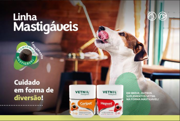 Com nova linha, Vetnil aposta em suplementos mastigáveis para cães e gatos