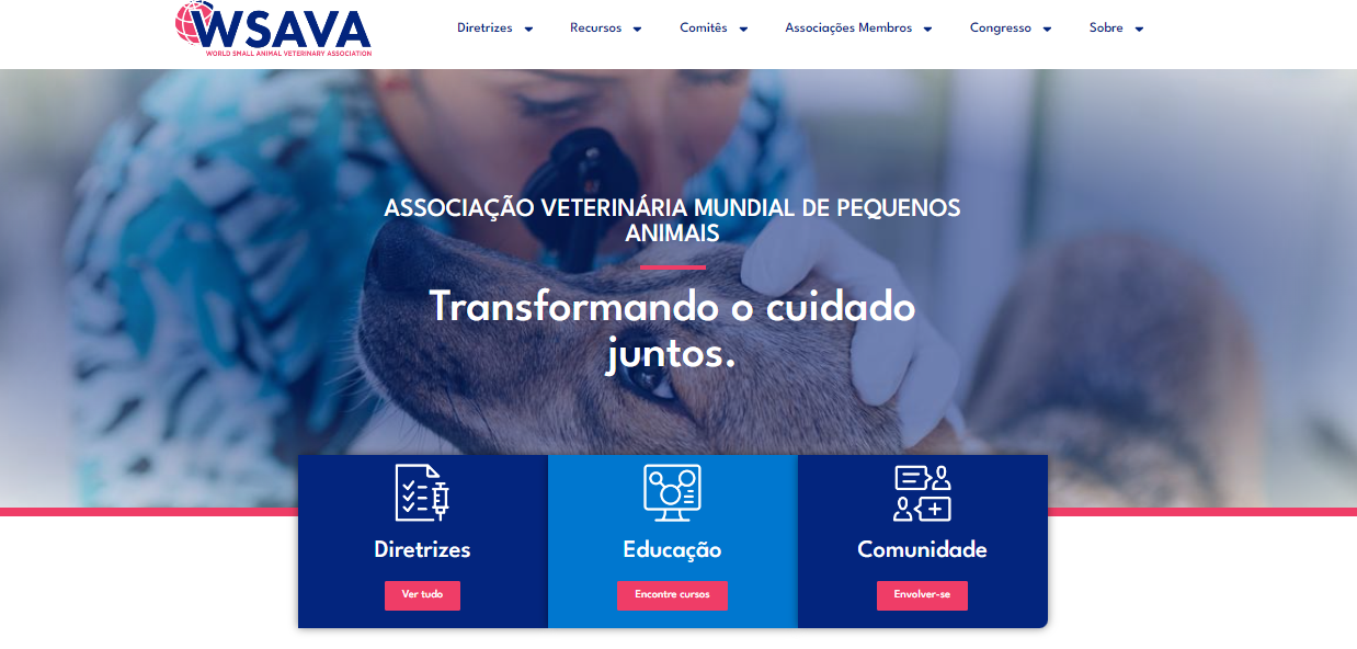WSAVA apresenta nova identidade visual e website – Portal Cães e Gatos